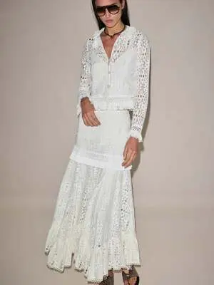 Alexis Coralla Skirt - Blanc