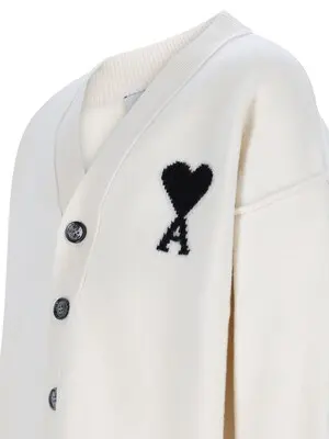 AMI Paris Cardigan Con Logo