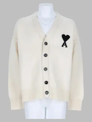 AMI Paris Cardigan Con Logo