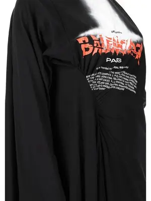 Balenciaga Long Draped "the Door" Dress