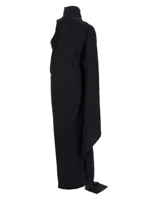 Balenciaga Long Draped "the Door" Dress