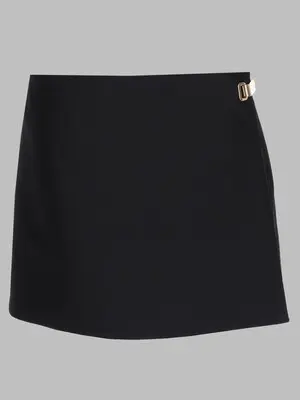 Balenciaga Gonna Shorts In Twill Di Lana