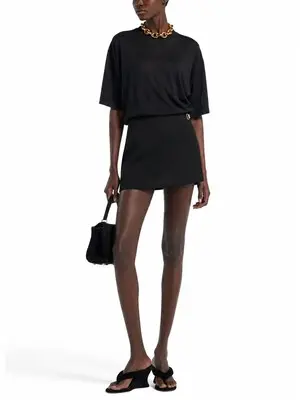 Balenciaga Twill Di Lana Skort