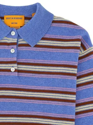 Guest In Residence Cashmere Collegiate Polo