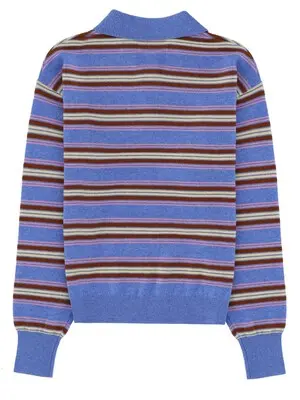 Guest In Residence Cashmere Collegiate Polo