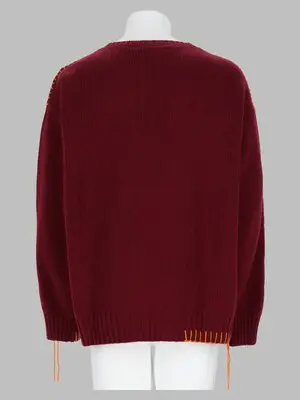 AMISH SUPPLIES Maglia "crew Crop" In Lana