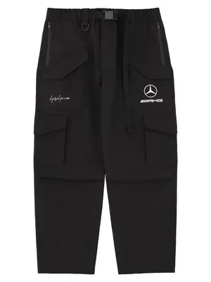 Y - 3 X AMG Cargo Pants With Logo - Black