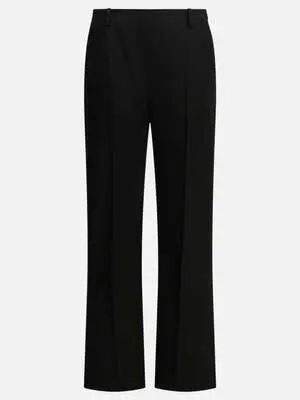 Khaite Virgin Wool Straight-leg Trousers