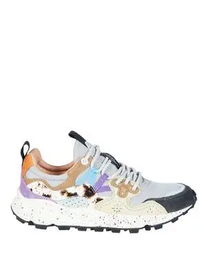 FLOWER MOUNTAIN Yamano 3 Suede And Pony Hair Sneaker - Multicolor