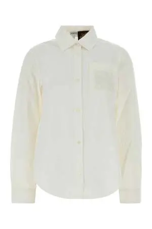 Loewe Cotton Oxford Shirt - White