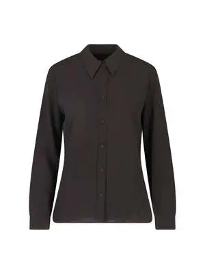 NILI LOTAN Silk Button-front Shirt