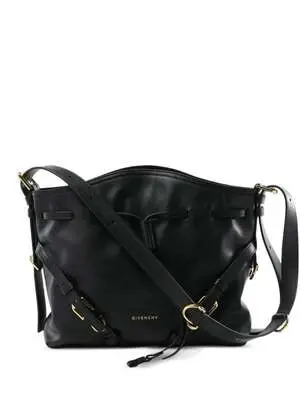 Givenchy Mini Leather Drawstring Shoulder Bag With Removable Handle & Strap, 25cm X 29cm X 8cm