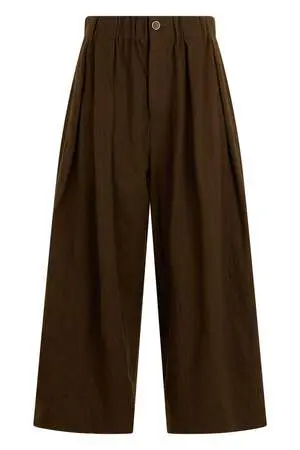 UMA WANG High-waist Pleated Wide-leg Trousers