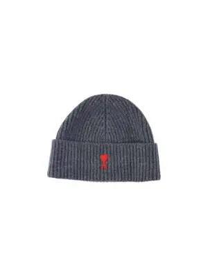 AMI Paris Wool Hat - Grey
