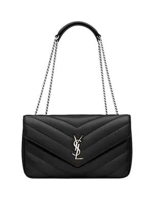 Saint Laurent Mini Quilted Leather Handbag Dimensions: W 29 X H 17 X D 8 Cm - Black