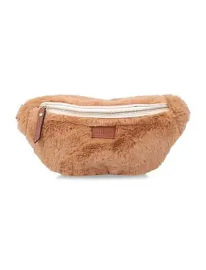 Chloé Faux Fur Bum Bag - Marrone