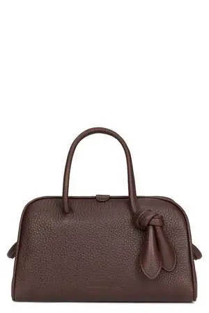 Jacquemus Le Petit Tourism Mini Leather Handbag - Brown