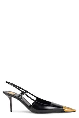 Saint Laurent Pointed Slingback Stiletto Heels