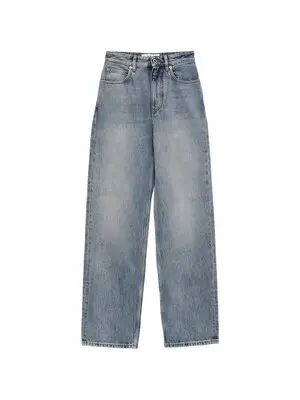 Loewe Anagram Baggy Jeans - Blue