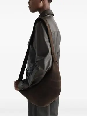 LEMAIRE Croissant Medium Leather Shoulder Bag