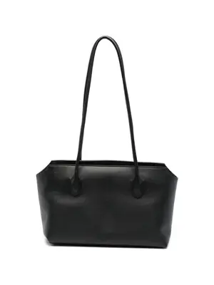 THE ROW Terrasse Leather Shoulder Bag - Black