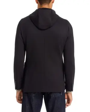 BOSS Hanry Slim Fit Sport Coat And Removable Drawstring Bib Hoodie