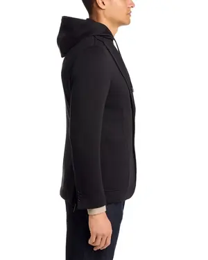 BOSS Hanry Slim Fit Sport Coat And Removable Drawstring Bib Hoodie