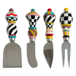 MACKENZIE-CHILDS Jubilee Cheese Knife Set - Multi