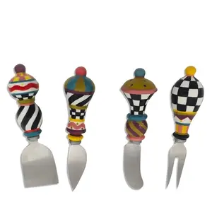 MACKENZIE-CHILDS Jubilee Cheese Knife Set