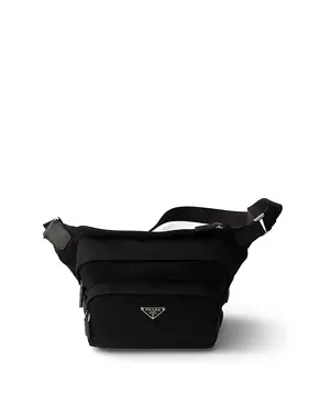 Prada Re-nylon And Leather Shoulder Bag