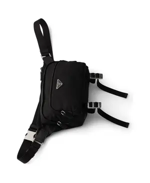 Prada Re-nylon And Leather Shoulder Bag