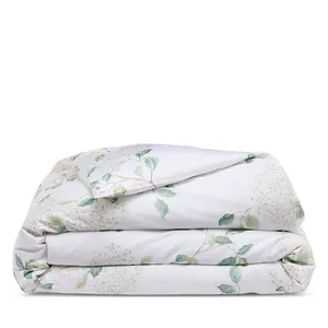 SCHLOSSBERG Hortensia Blanc Floral Duvet Cover, King - White