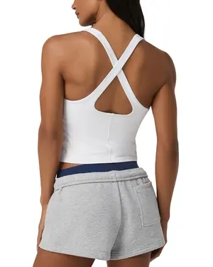 Vuori All The Form Logo Tank - White