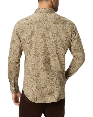 Robert Graham Hudson Paisley Cotton Blend Woven Shirt