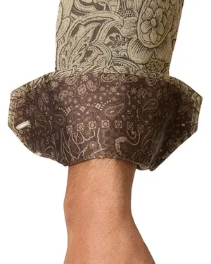 Robert Graham Hudson Paisley Cotton Blend Woven Shirt