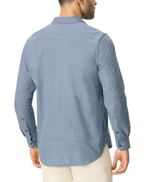 Robert Graham Flagler Slim Fit Patterned Cotton Woven Shirt
