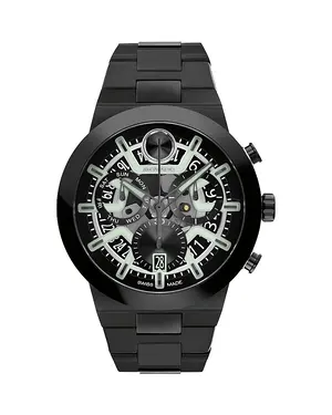 Movado Fusion Chronograph Watch - Black