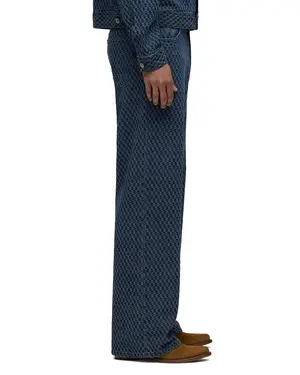 Hudson Jeans Luca Wide Leg Weave Pattern 32 Jeans