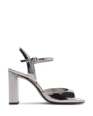 ALEXANDRE BIRMAN Amy Metallic Leather Sandals