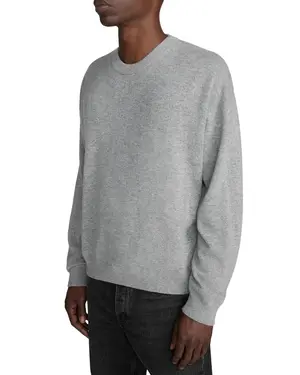 FRAME Lightweight Cashmere Sweater - Light Grey Multi