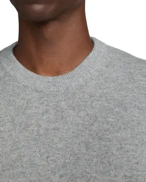 FRAME Lightweight Cashmere Sweater - Light Grey Multi