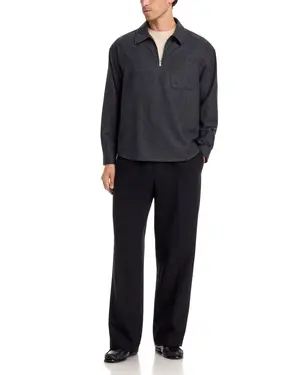 FRAME Half Zip Sweater