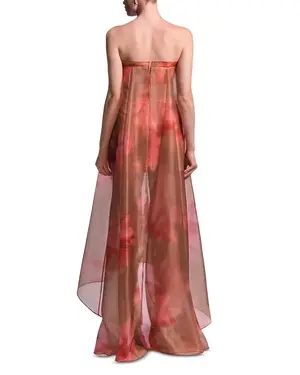 Bcbgmaxazria Annika Strapless High-low Gown