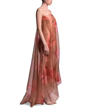 Bcbgmaxazria Annika Strapless High-low Gown