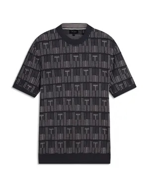 Ted Baker London Britton Short Sleeve Jacquard Tee