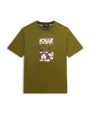 Ted Baker London Joof Short Sleeve Box Print Tee