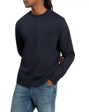 Ted Baker London Stathum Long Sleeve Relaxed Tee - Navy