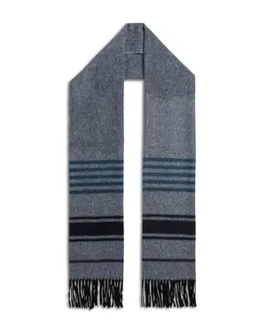 Rodd & Gunn Wanaka Wool & Cashmere Scarf - Denim