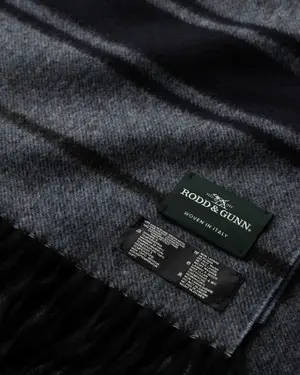 Rodd & Gunn Wanaka Wool & Cashmere Scarf - Denim
