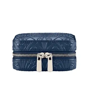 Wolf X Liberty Small Travel Zip Case - Navy